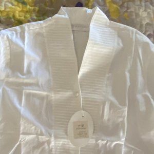 Rayure | Tops | Rayure Womens Shirt Med White | Poshmark